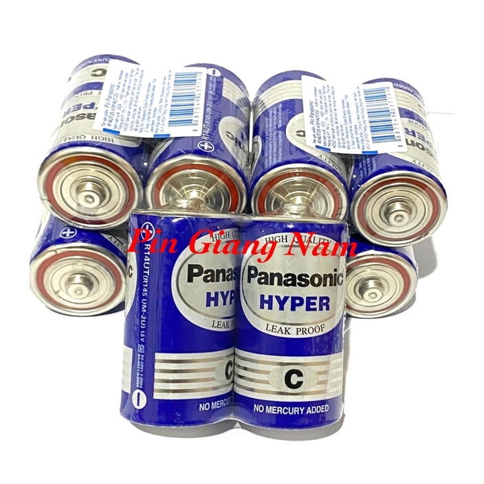 Pin Trung Panasonic R14UT/2S Size C Hộp 24 viên Hàng Chính Hãng Made in ...