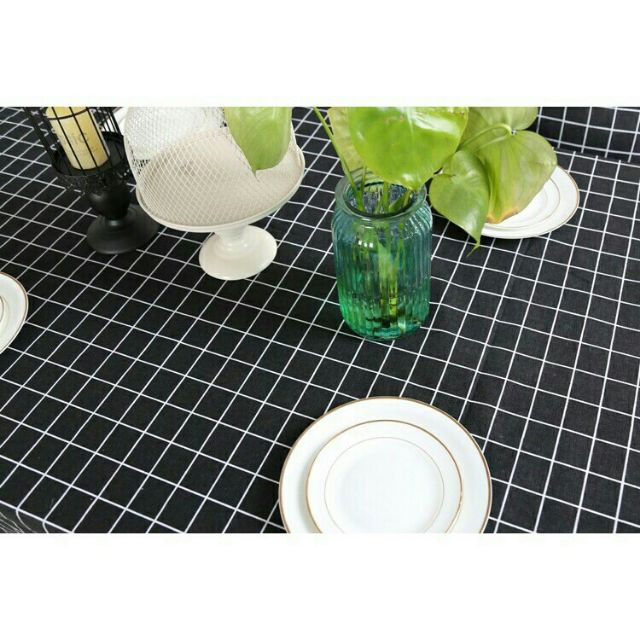 Thảm chụp ảnh Vải bố, vải canvas caro nền đen (vải lanh) | Shopee Việt Nam