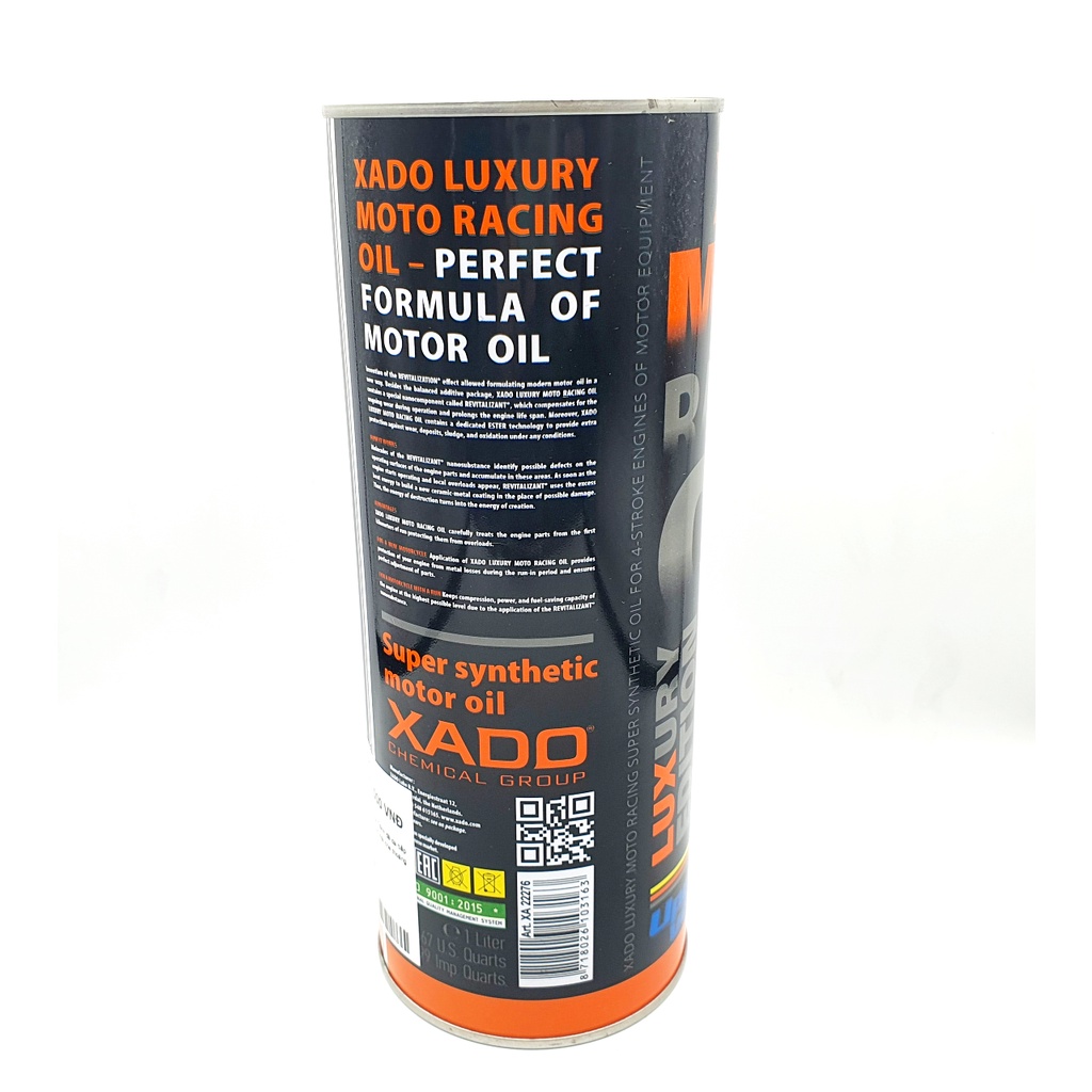 Nhớt Xado Racing 10w40 RF 22.2( New Version)- Sản xuất tại Hà Lan ...