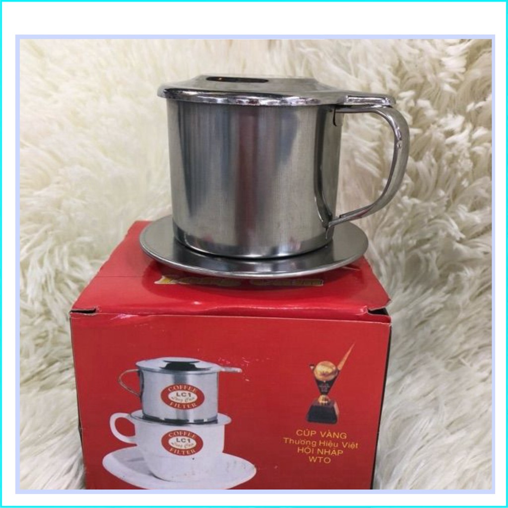 Phin Pha Cà phê Inox Coffee Finter cafe vỏ đỏ đẹp sáng bóng | Shopee Việt Nam