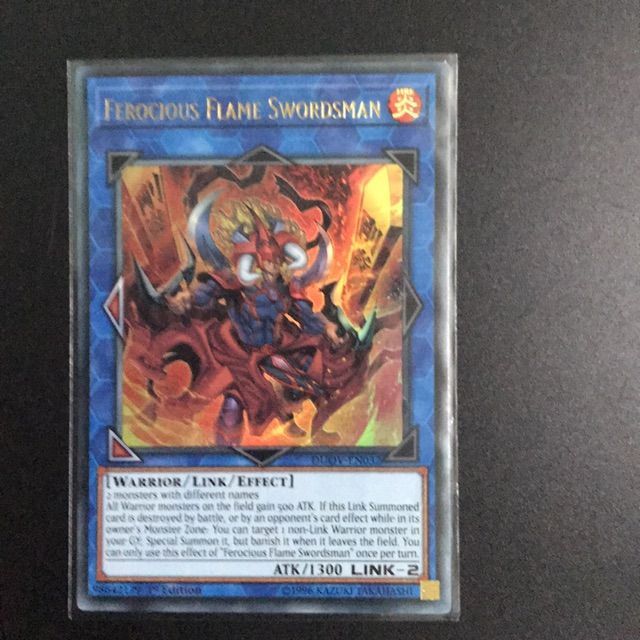 Bài yugioh: Ferocious flame swordsman | Shopee Việt Nam