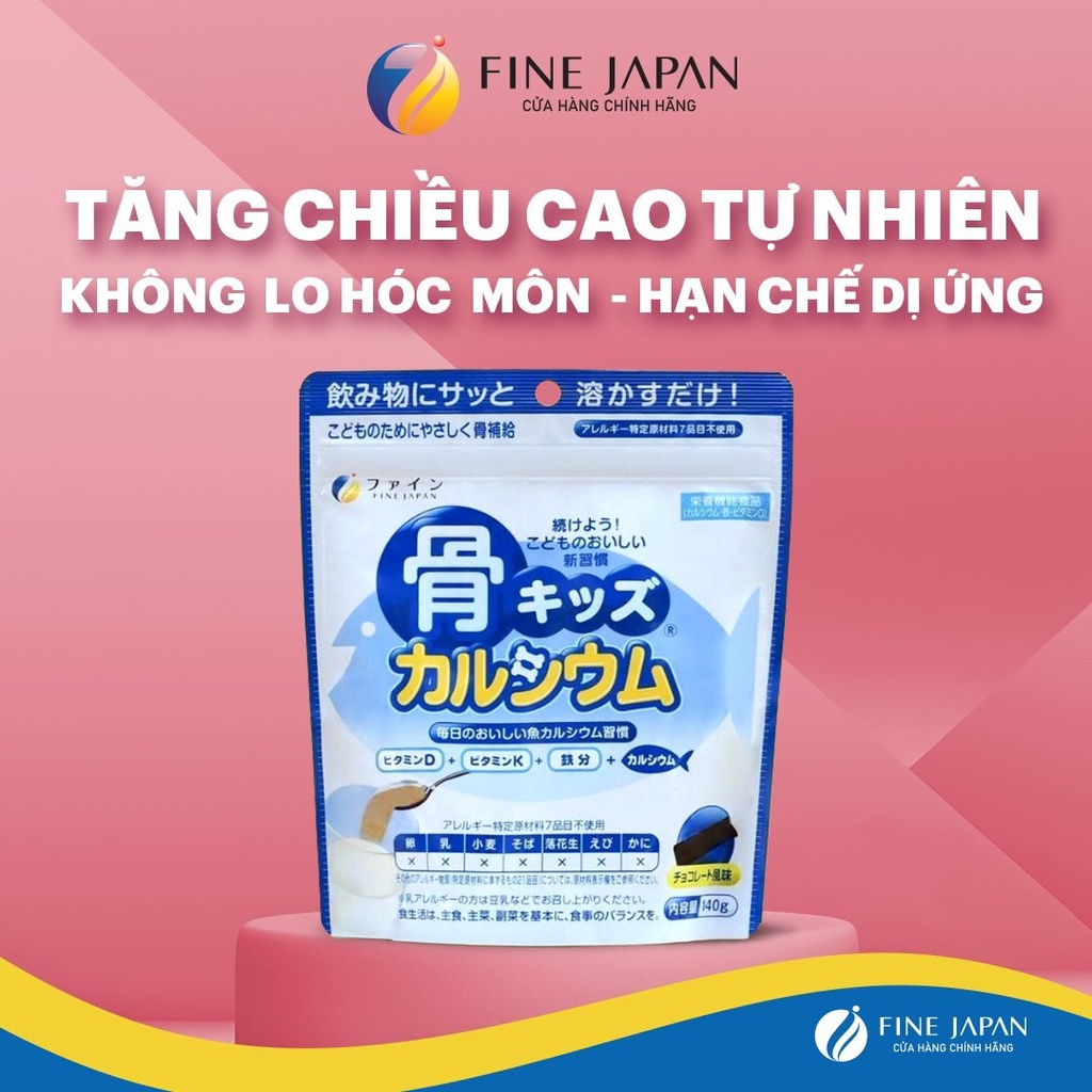 Canxi Cá Tuyết Nhật Bản - Tăng chiều cao cho bé, bổ sung canxi hữu cơ - Fine Japan Bone's ...