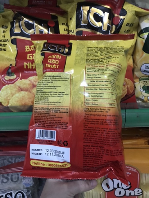 Bánh gạo Nhật Ichi vị mật ong Kameda gói 100g | Shopee Việt Nam