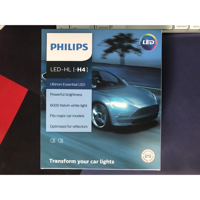 Đèn Philips Ultinon Essential LED For Projector H4 Đèn Pha Trắng Xe Ôtô ...