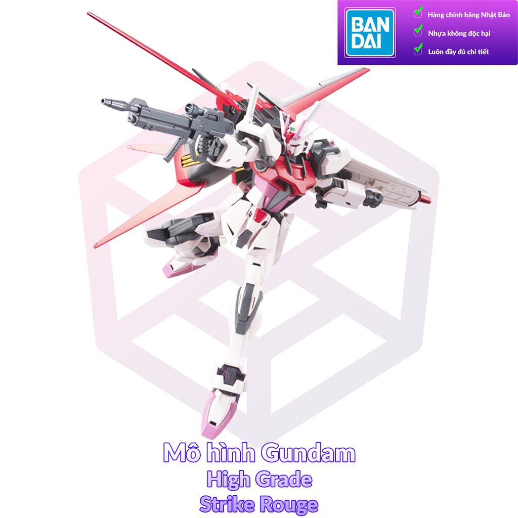 Mô Hình Gundam Bandai HG 176 Strike Rouge MBF-02 + AQM/E-X01 1/144 Gundam SEED [GDB] [BHG ...