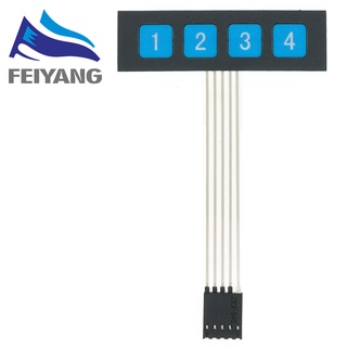 Bàn Phím Công Tắc Cảm Ứng 1x4 4x4 4x5 Arduino 1*4 4*4 4*5 16 Nút ...