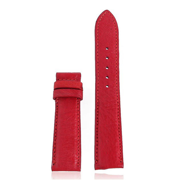 Dây đồng hồ Huy Hoàng da đà điểu da bụng size 16, 18, 20 màu đỏ HP8436 ...
