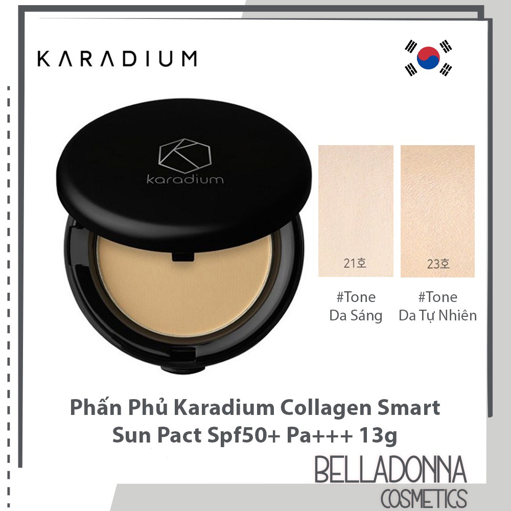 Phấn Phủ Karadium Collagen Smart Sun Pact SPF50+ Pa+++ 13g | Shopee Việt Nam