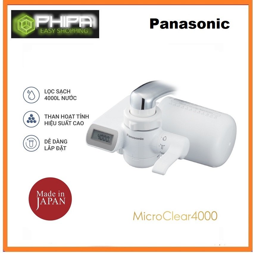 Máy Lọc Nước Tại Vòi Panasonic MicroClear TK-CJ600-ZVN - 4000L Nước Sạch – Made In Japan ...