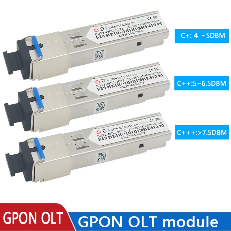 Mô-đun GPON OLT B + C + + SFP Đầu nối SC thu phát GPON SFP Tương thích ...