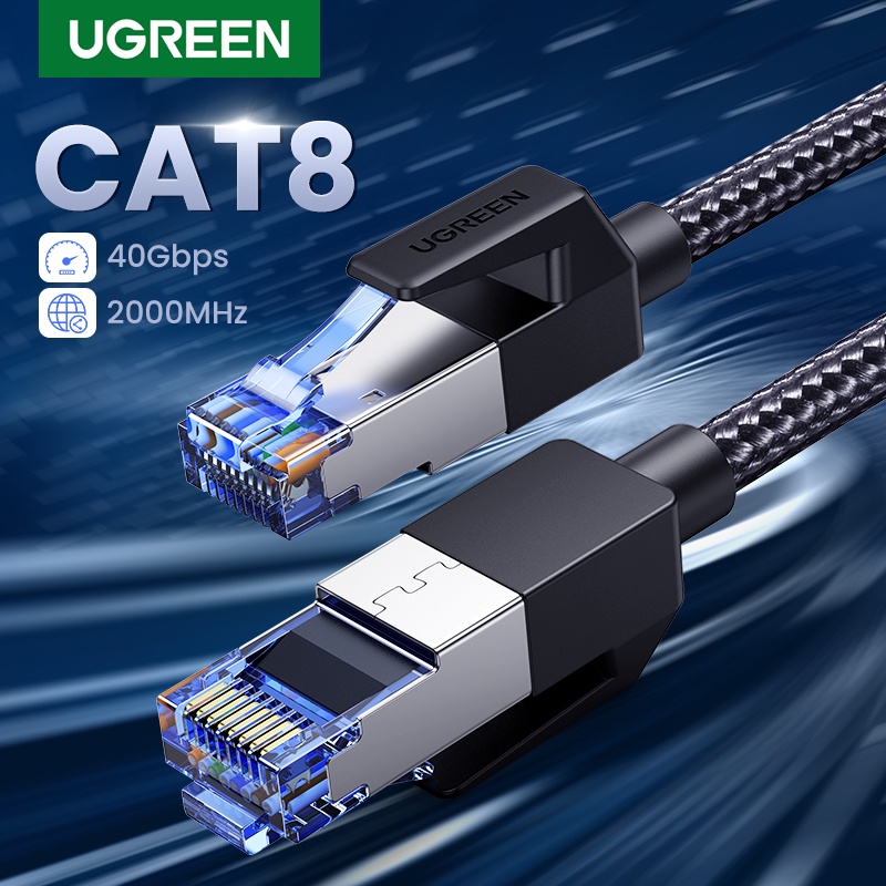 Dây Cáp mạng RJ45 Cat8 Ugreen NW153 80429 80430 80431 80432 80433 ...