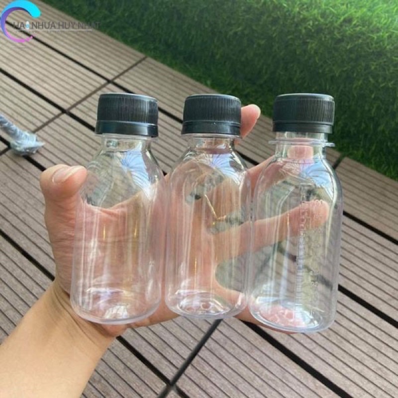 Chai nhựa 100ml kèm nắp đen | Shopee Việt Nam