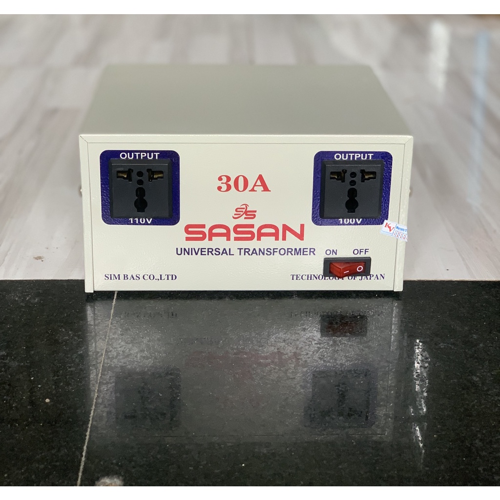 Biến áp 220v ra 110v, bộ đổi nguồn điện 30A SASAN | Shopee Việt Nam