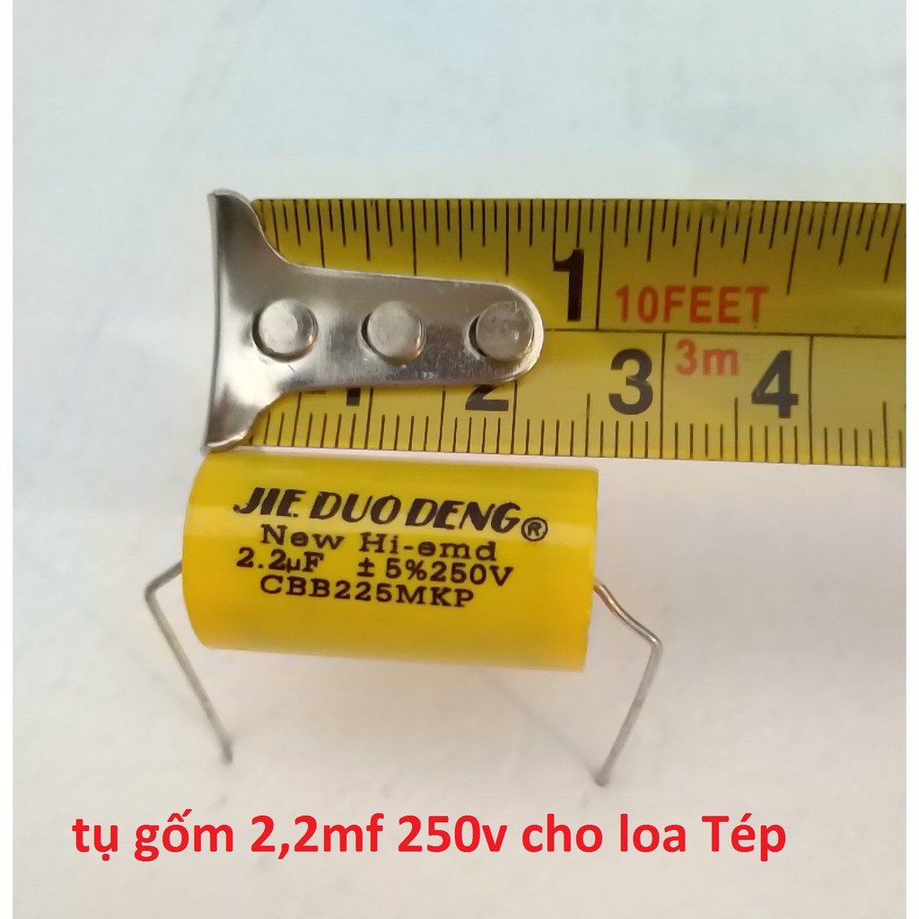 TỤ PHÂN TẦN LOA TREBLE 2,2MF 250V VÀNG TRÒN - GIÁ 2 CÁI | Shopee Việt Nam