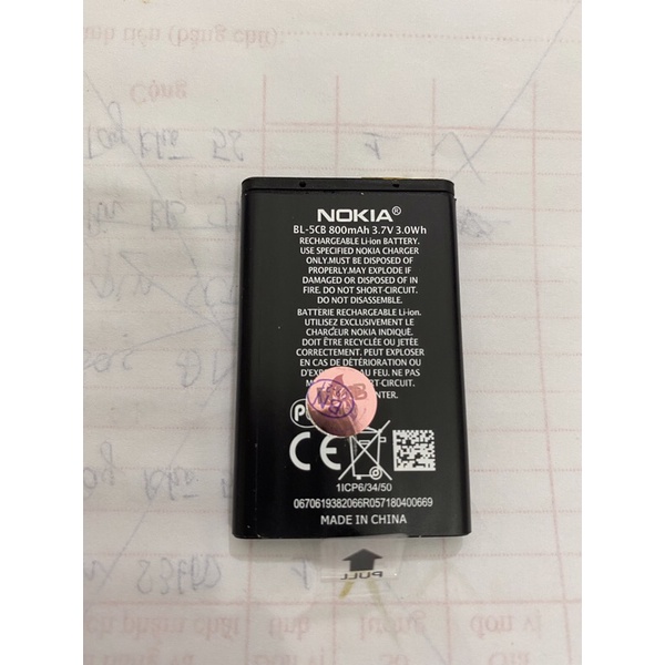 Pin nokia BL-5CB/5CA dùng cho 1110i/1280/1661/1616/105(2017 ...