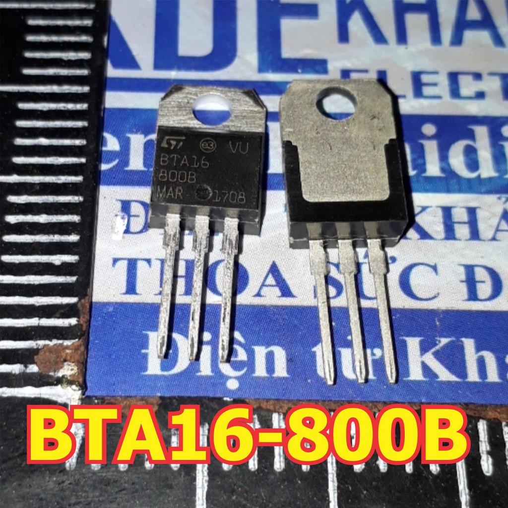5 con BTA16-800B BTA16 800 TO-220 TRIAC 16A 800V kde0202 | Shopee Việt Nam