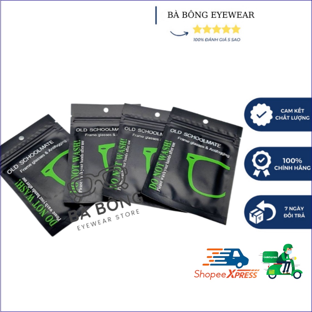 Combo 10 Khăn lau nano OLD SCHOOLMATE, Khăn lau chống bám hơi nước, hơi ...