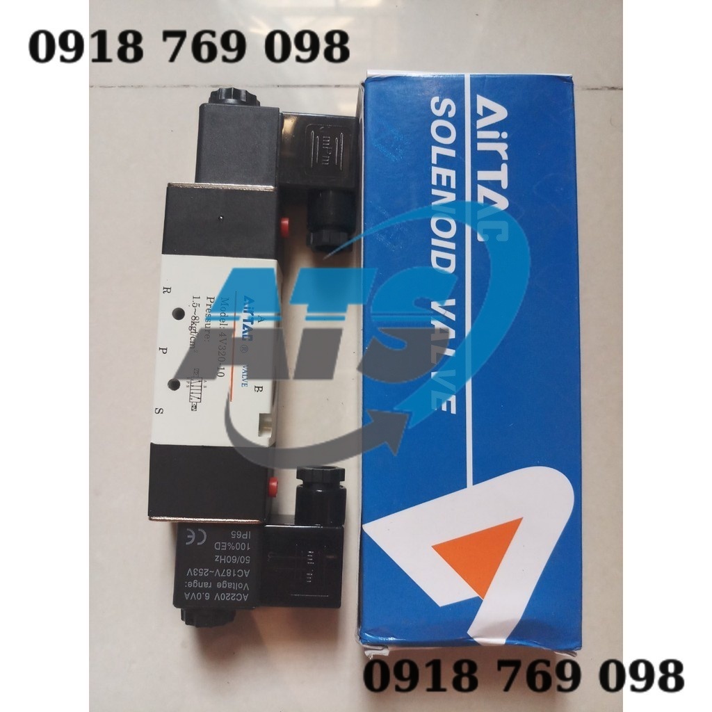 Van điện từ đôi 5 cửa 2 vị trí airtac 4V320-10 | Shopee Việt Nam