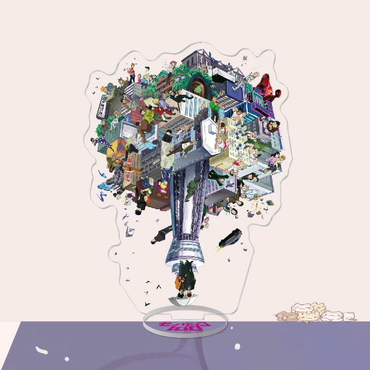 Mô hình standee Mob Psycho 100 tượng mica acrylic anime chibi trang trí ...