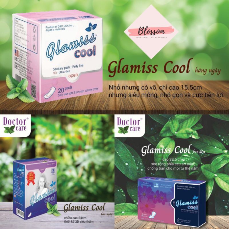 Băng vệ sinh thảo dược Glamiss Cool Doctor Care | Shopee Việt Nam