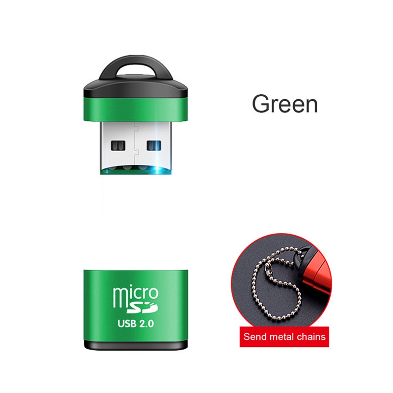 Đầu đọc thẻ nhớ USB 2.0 Micro SD TF mini tốc độ cao | Shopee Việt Nam