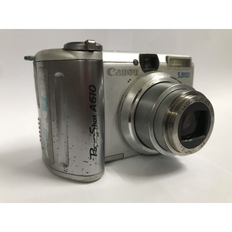 [HIẾM] Máy Ảnh Canon Powershot A610 5.0 Megapixels Màn Hình Xoay Lật Cũ ...