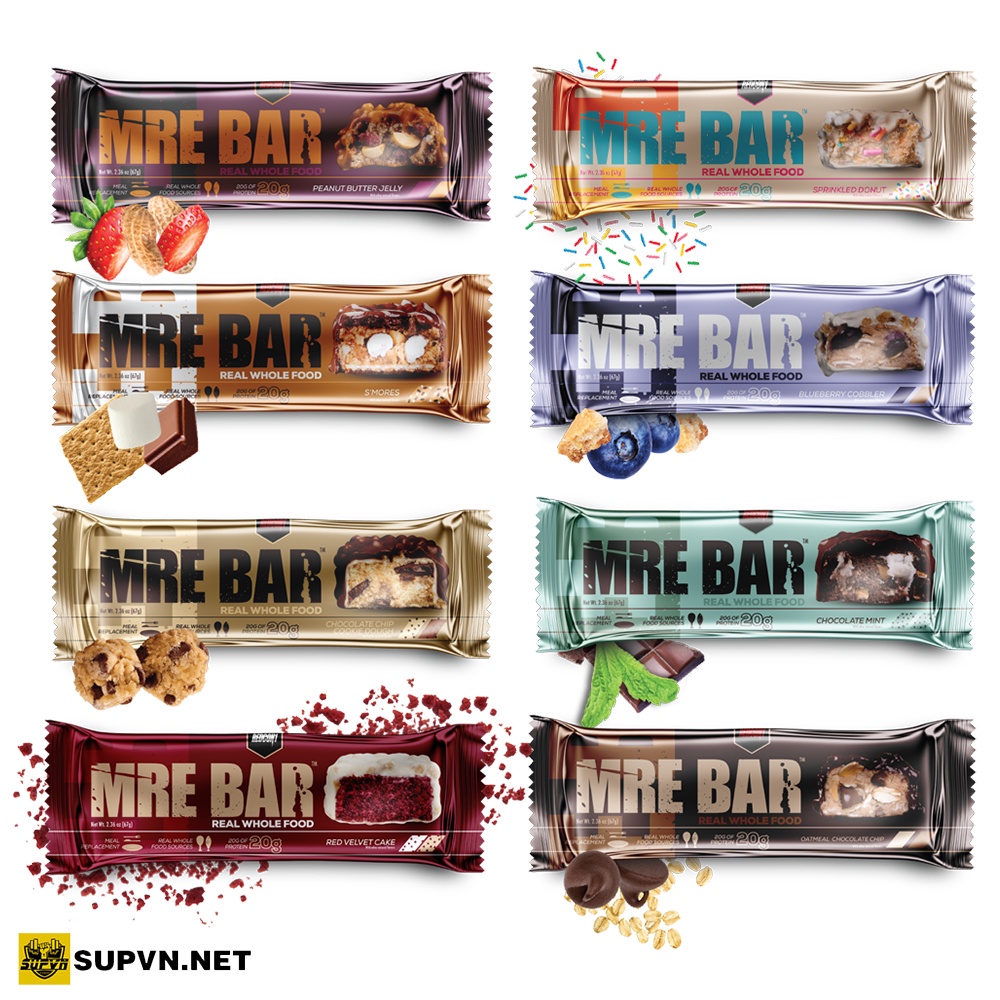 Thanh dinh dưỡng Redcon1 - MRE Bar Protein Bar MEAL REPLACEMENT PROTEIN ...