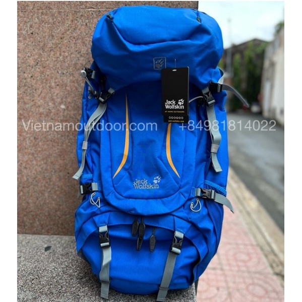 Balo du lịch balo leo núi Jack Wolfskin Denali 65 Backpack Trekking nam nữ phượt có trợ lực ...
