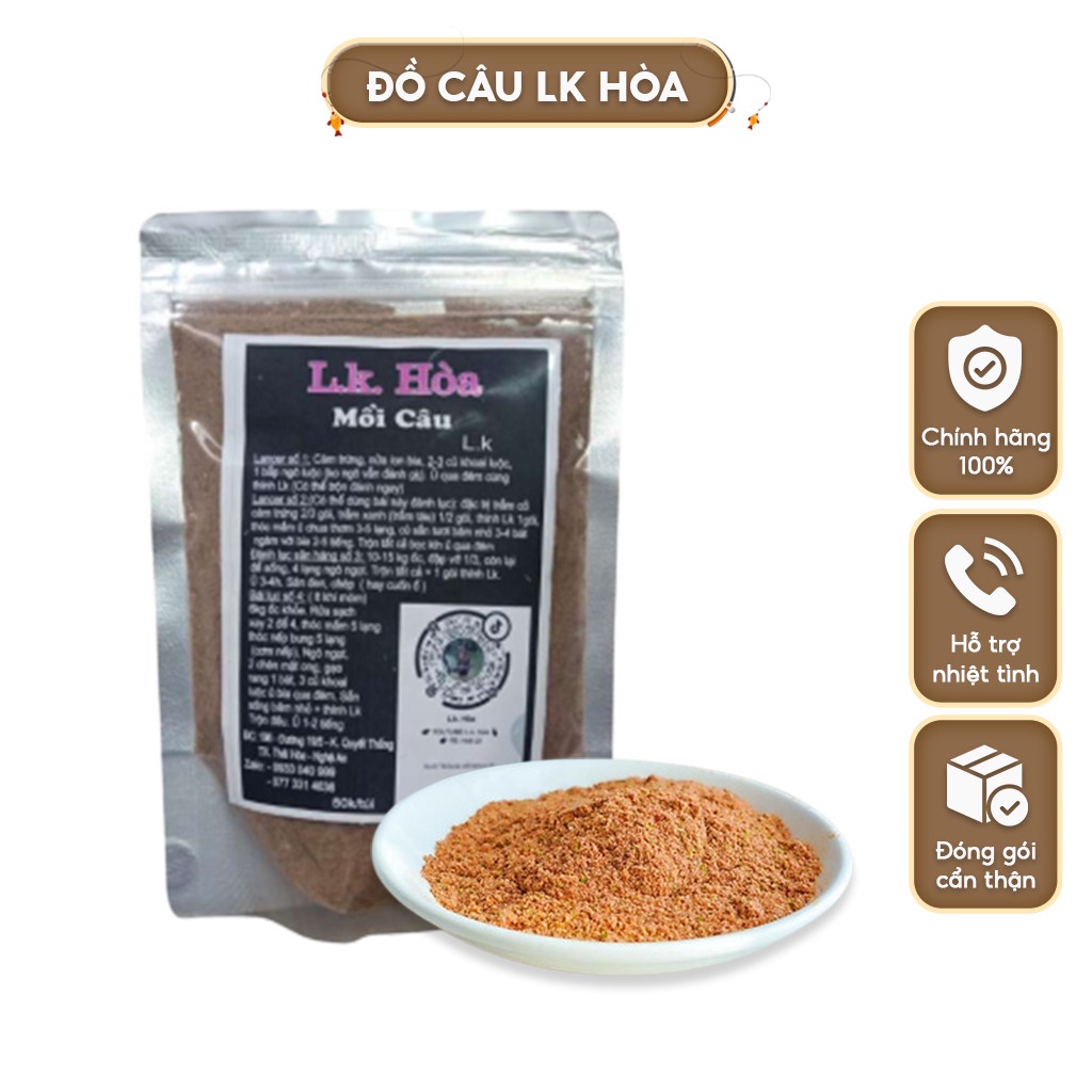 Mồi câu đài LK Hòa ( Trắm, Trôi, Chép, Rô Phi, Cá Chim) | Shopee Việt Nam