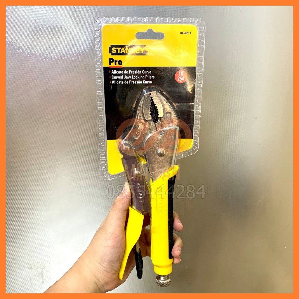 [HÀNG CHÍNH HÃNG] Kìm chết mũi cong 10in/254mm Stanley 84-369 | Shopee ...