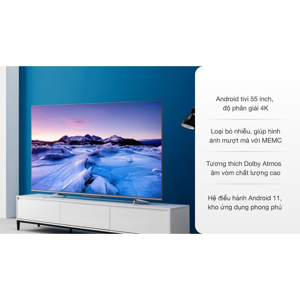 Android Tivi TCL 4K 55 inch 55P725 2021 - ĐIỆN MÁY KHO RẺ | Shopee Việt Nam
