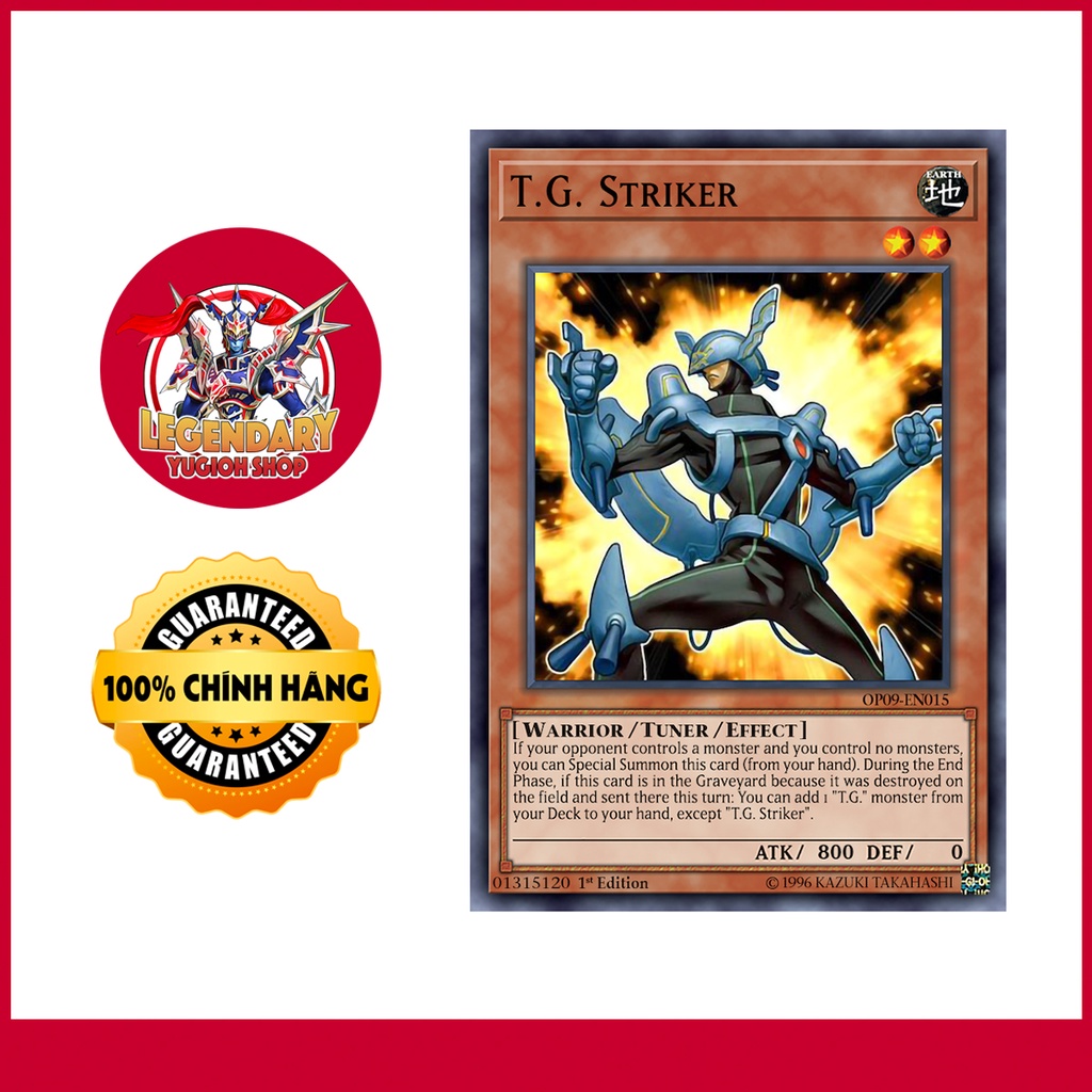 [Thẻ Bài Yugioh Chính Hãng] T.G. Striker | Shopee Việt Nam