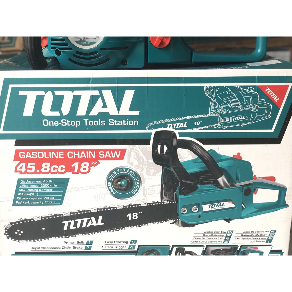 18" Máy cưa xích dùng xăng TOTAL TG5451811 | Shopee Việt Nam