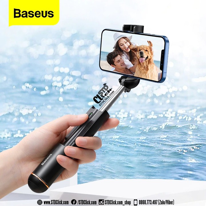 GẬY CHỤP ẢNH KIÊM TRIPODS CÓ ĐIỀU KHIỂN BLUETOOTH BASEUS MINI HOLDING ...