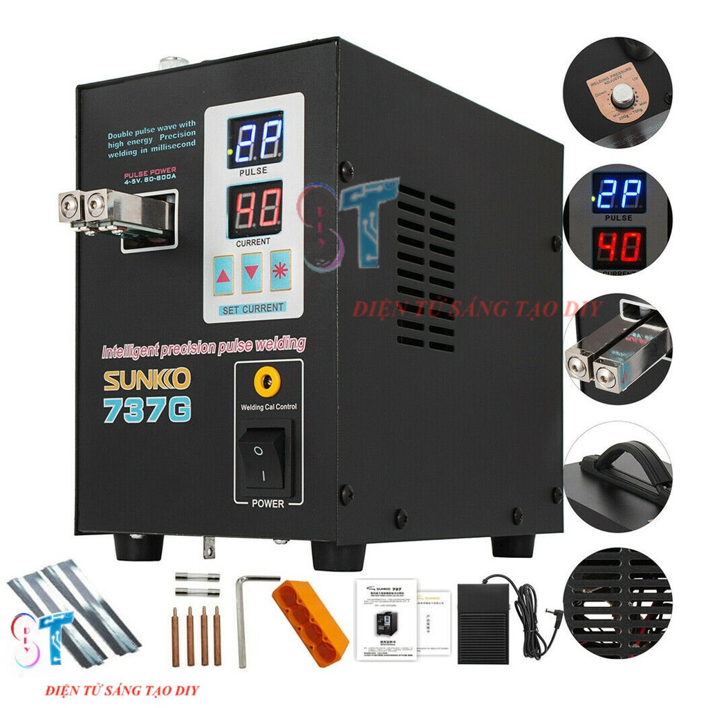 Máy Hàn Cell Pin Sunkko 737G Chính Hãng | Shopee Việt Nam