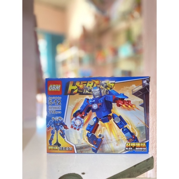 Lego - LY 76071 ( Lắp Ráp Mô Hình Người Sắt Iron Man 118 Mảnh ...