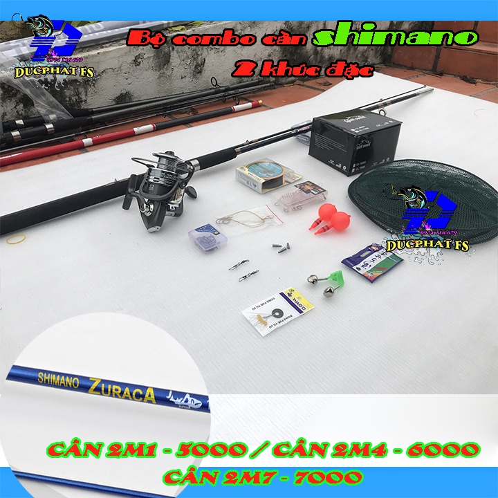 [ shimano ] Bộ cần câu shimano 2 khúc 2m7 ,máy CL 7000 kèm trọn bộ phụ kiện (rẻ vô địch ...