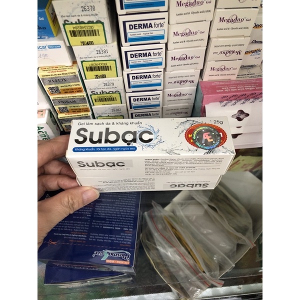 [Chính hãng] Gel Subac 25g, sát khuẩn, tái tạo da, nhanh liền sẹo. Kem ...