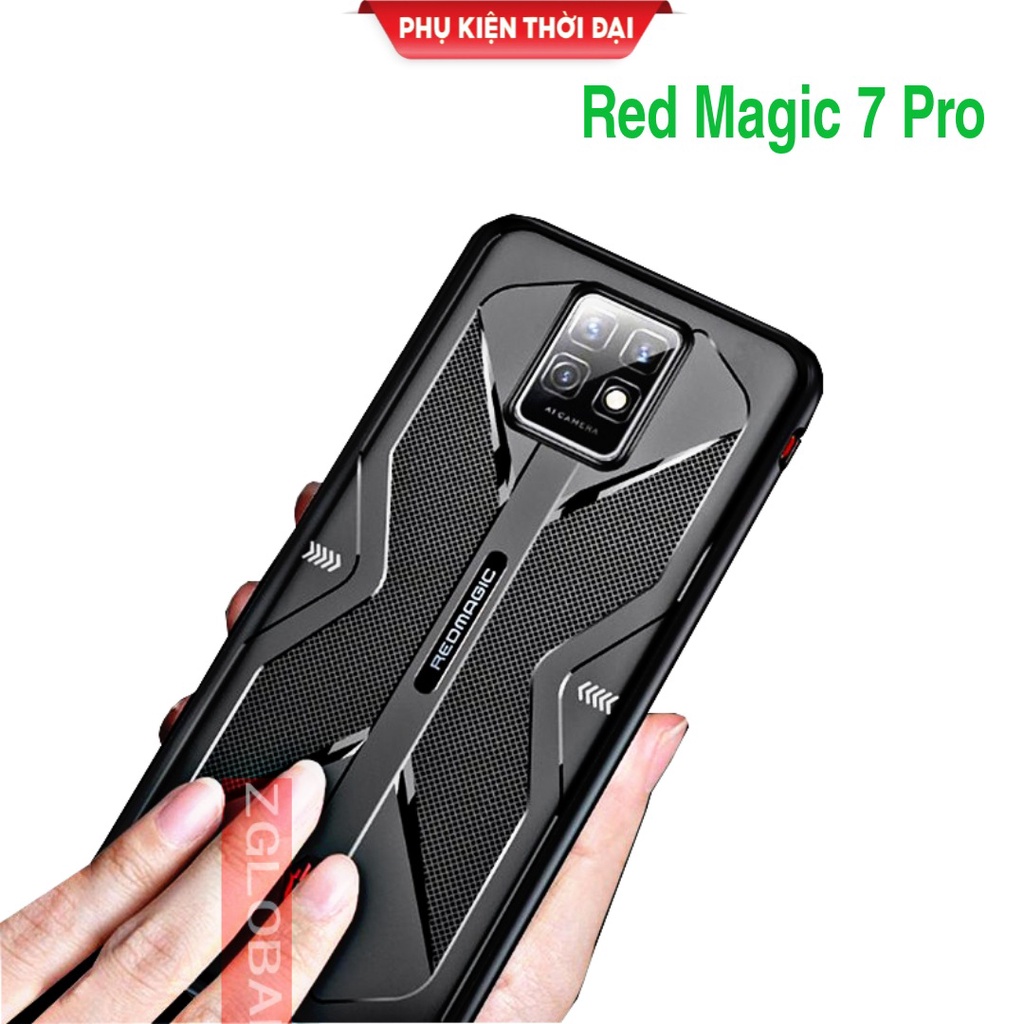 Ốp lưng Red Magic 7 Pro / 7s Pro kiểu dáng gaming chống sốc thoát khí tản nhiệt cao cấp | Shopee ...