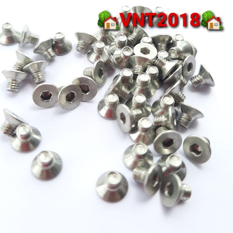 Bulông M3 inox lục giác chìm đầu côn | Shopee Việt Nam