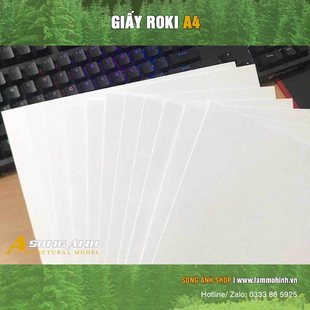 Giấy roki khổ A4 ( 5 tờ ) | Shopee Việt Nam