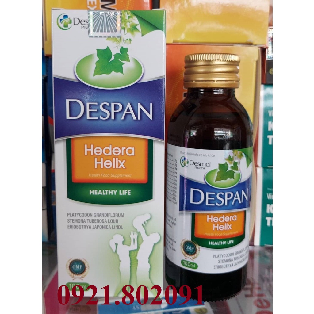 DESPAN - hỗ trợ giảm ho, long đàm chai 100ml | Shopee Việt Nam