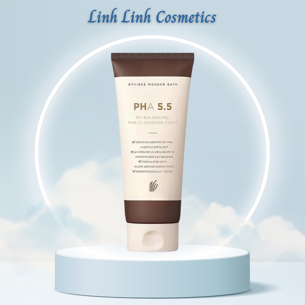 Sữa Rửa Mặt Byvibes Wonder Bath PHA 5.5 Dịu Nhẹ 130ml | Shopee Việt Nam