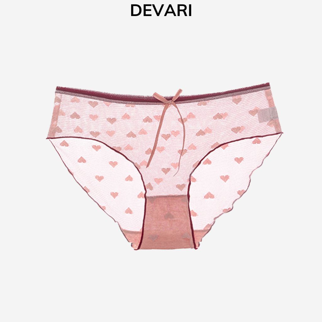 Quần lót nữ ren lưới cao cấp mềm mại thoáng mát đính nơ gợi cảm quyến ...