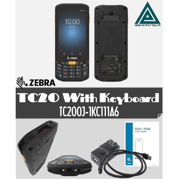 Máy Quét Mã Vạch Zebra TC20 With Keyboard - (TC200J-1KC111A6) | Shopee ...