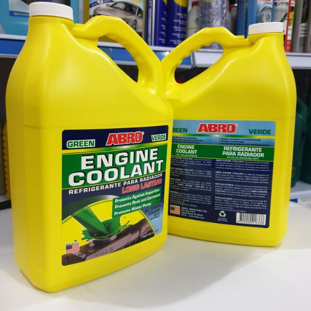 Nước Làm Mát Động Cơ Ô Tô ABRO ENGINE COOLANT Xanh 4Lít | Shopee Việt Nam