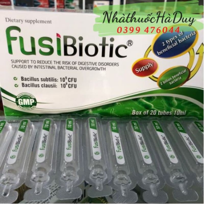 FusiBiotic - Hỗ trợ giảm nguy cơ rối loạn tiêu hóa do loạn khuẩn đường ...