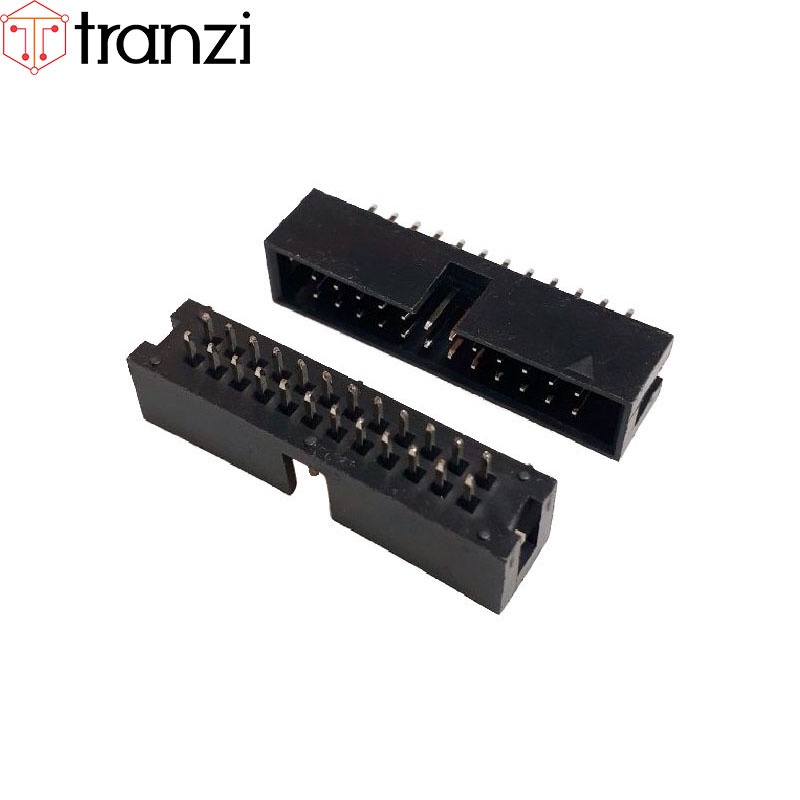 Giắc cắm header 2.54mm IDE IDC DC3 2x12P chân cắm thẳng đen - túi 5 cái | Shopee Việt Nam