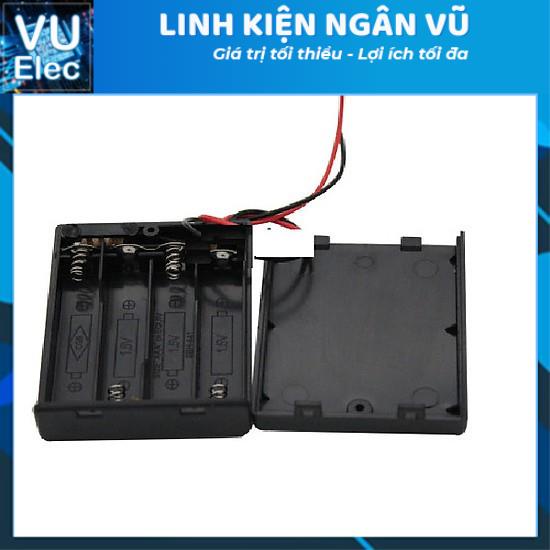 Hộp Đế Pin 4AA Có Nắp | Shopee Việt Nam