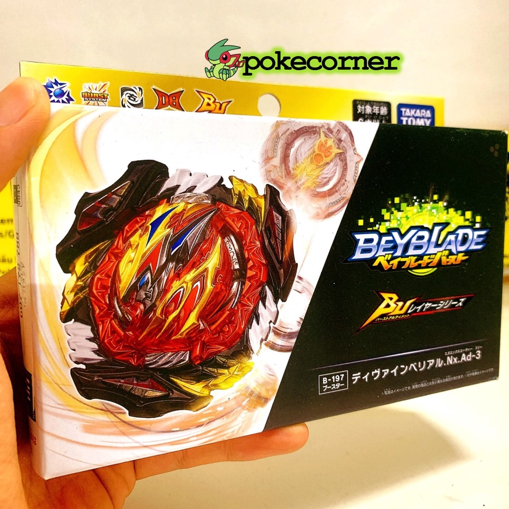 (Cực hot) Con quay Beyblade B-197 DIVINE BELIAL Nexus Adventure-3 BURST Ultimate Layer chính ...